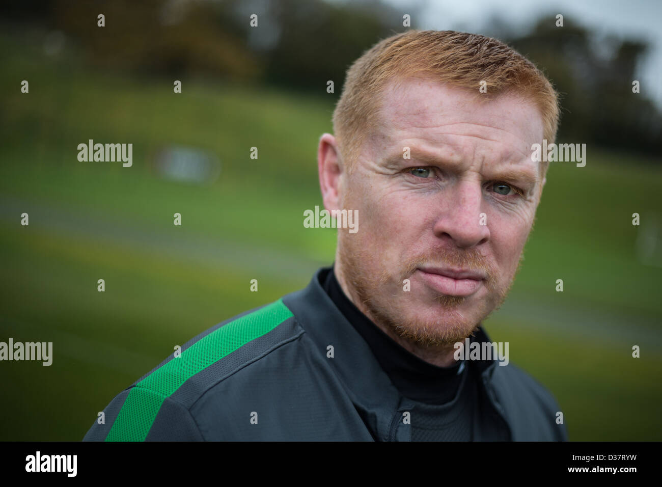 Neil Lennon, Manager of Celtic FC, photographed at the Celtic training ...