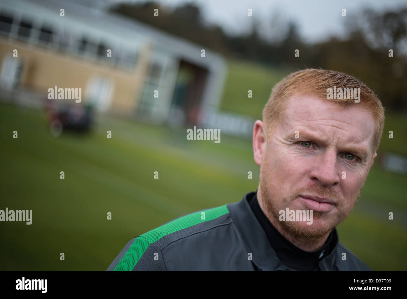 Neil Lennon, Manager of Celtic FC, photographed at the Celtic training ...