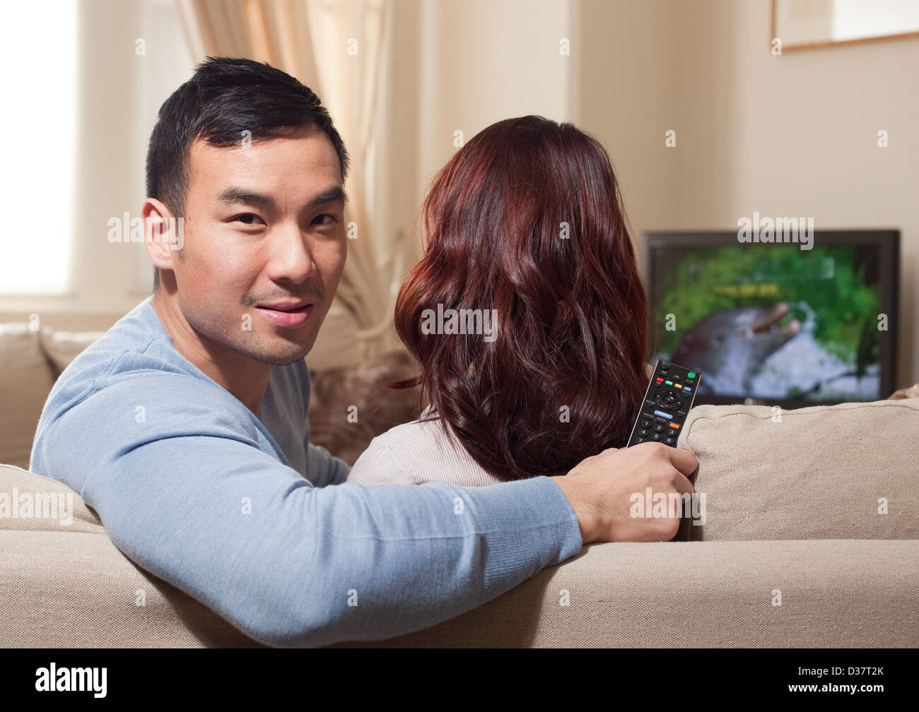 Woman Television Camera View High Resolution Stock Photography and ...