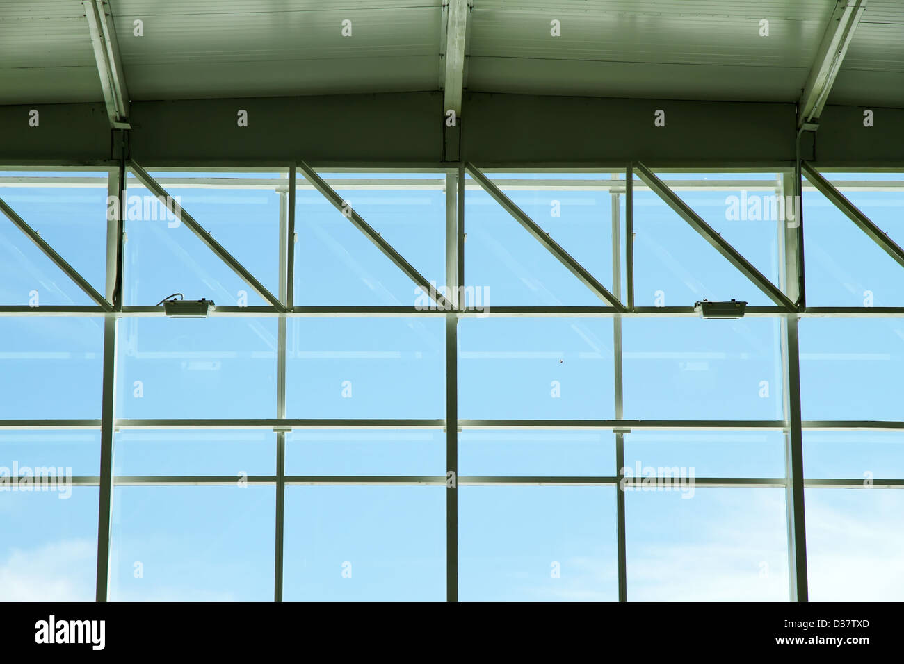 Interior Architecture Detail of a huge window Stock Photo - Alamy