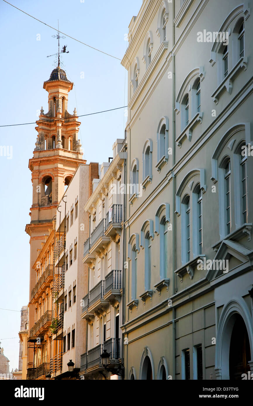 Historic Architecture in the center of Valencia, Spain Stock Photo - Alamy