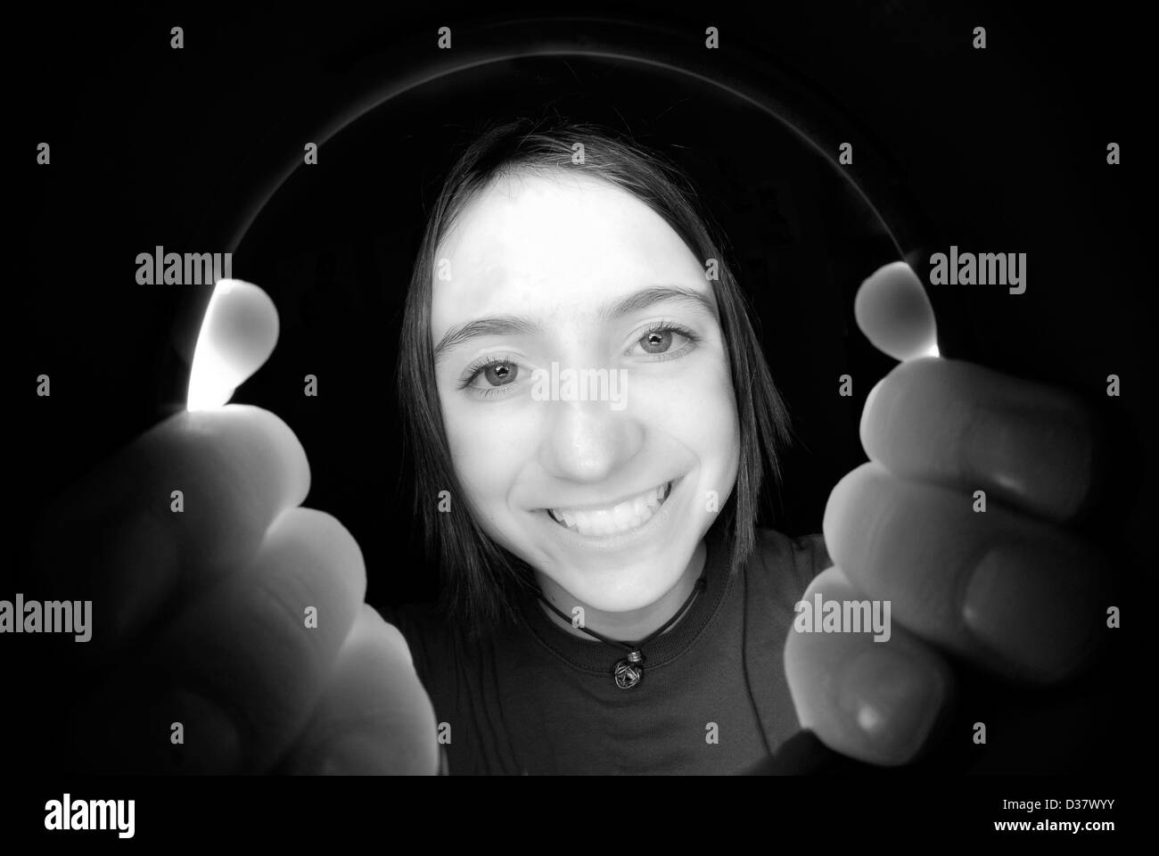 Ring light use Black and White Stock Photos & Images - Alamy