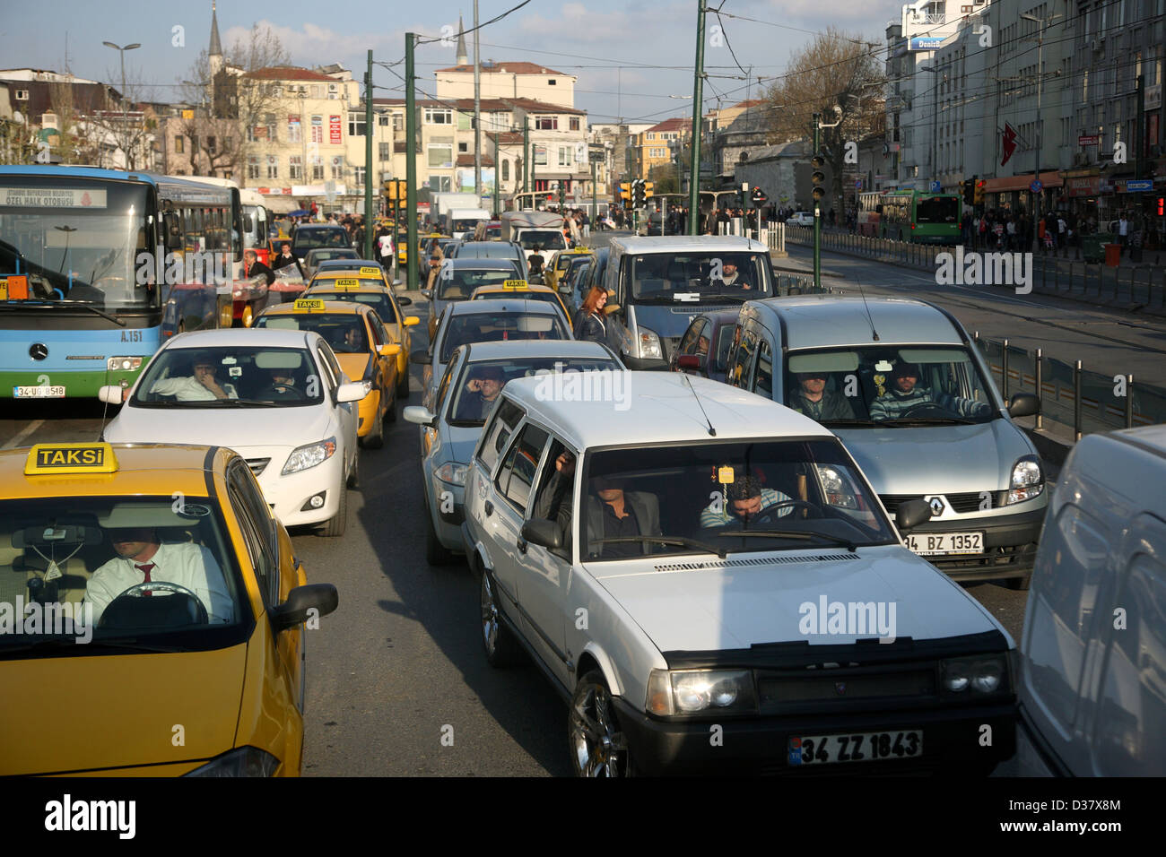 Istanbul, Turkey, traffic jam at the Grand Bazaar Stock Photo - Alamy