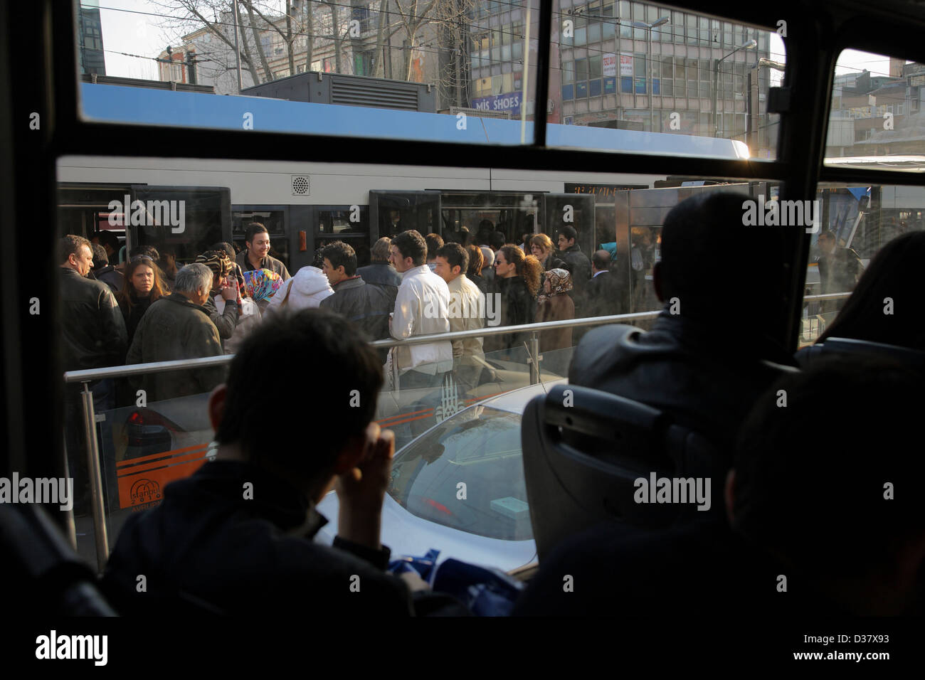 Istanbul, Turkey, view from the bus Stock Photo - Alamy
