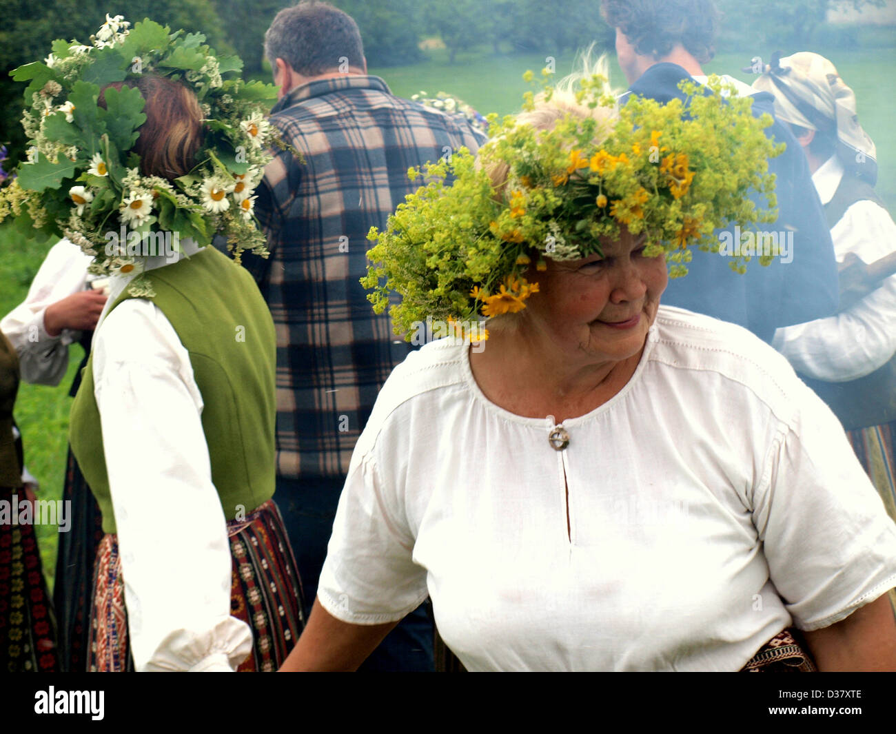 Latvian national dress costume hi-res stock photography and images - Alamy
