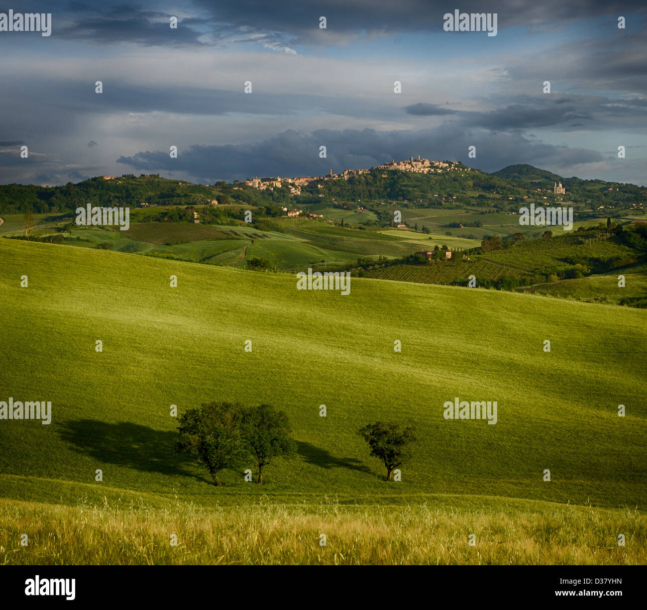 Valley in tuscany sunset hi-res stock photography and images - Alamy