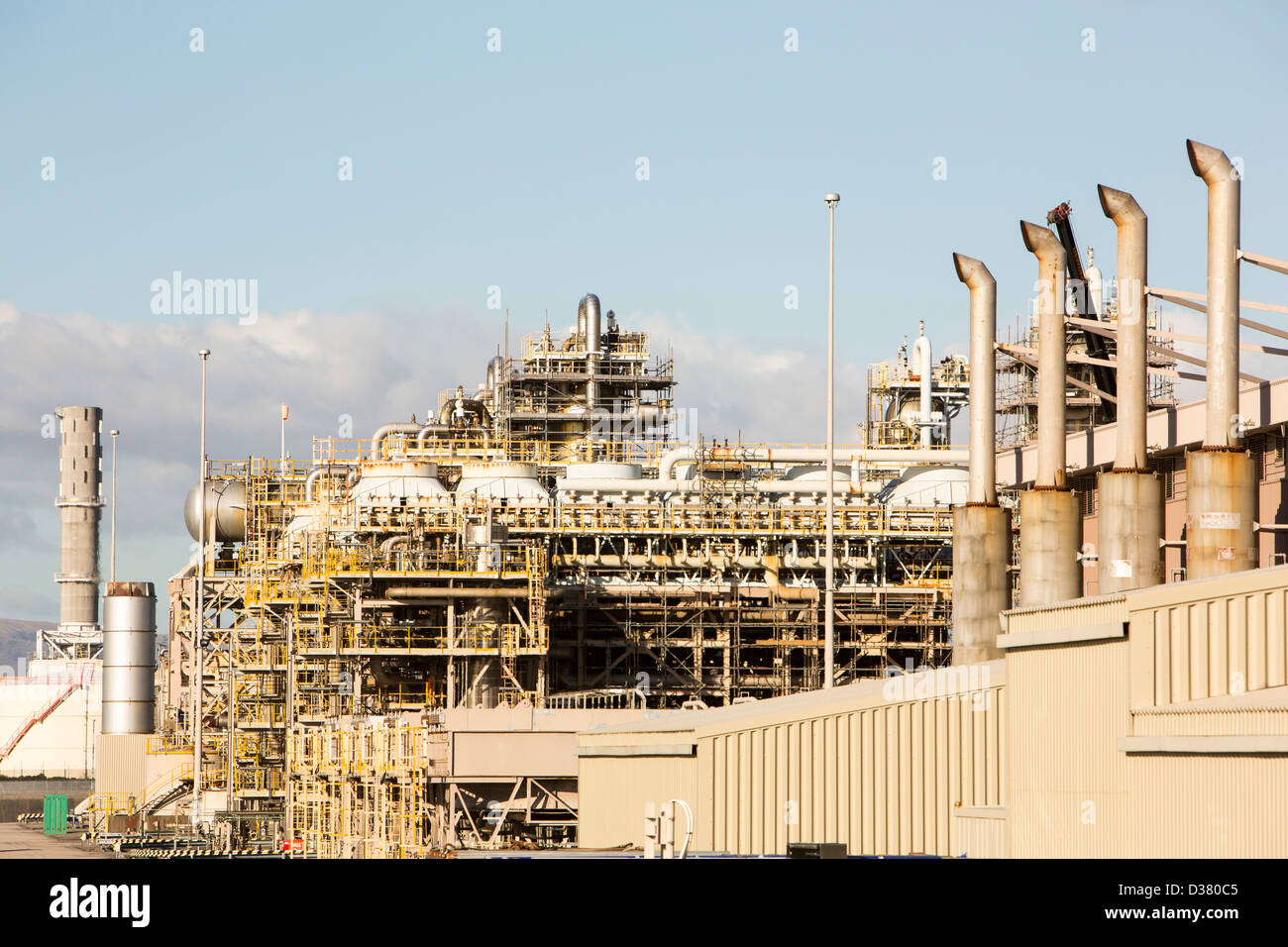 The Rampside gas terminal in Barrow in Furness, Cumbria, UK, which ...