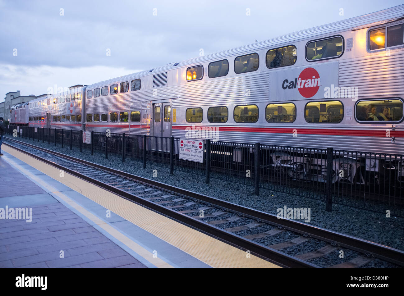 Caltrain rail hi-res stock photography and images - Alamy
