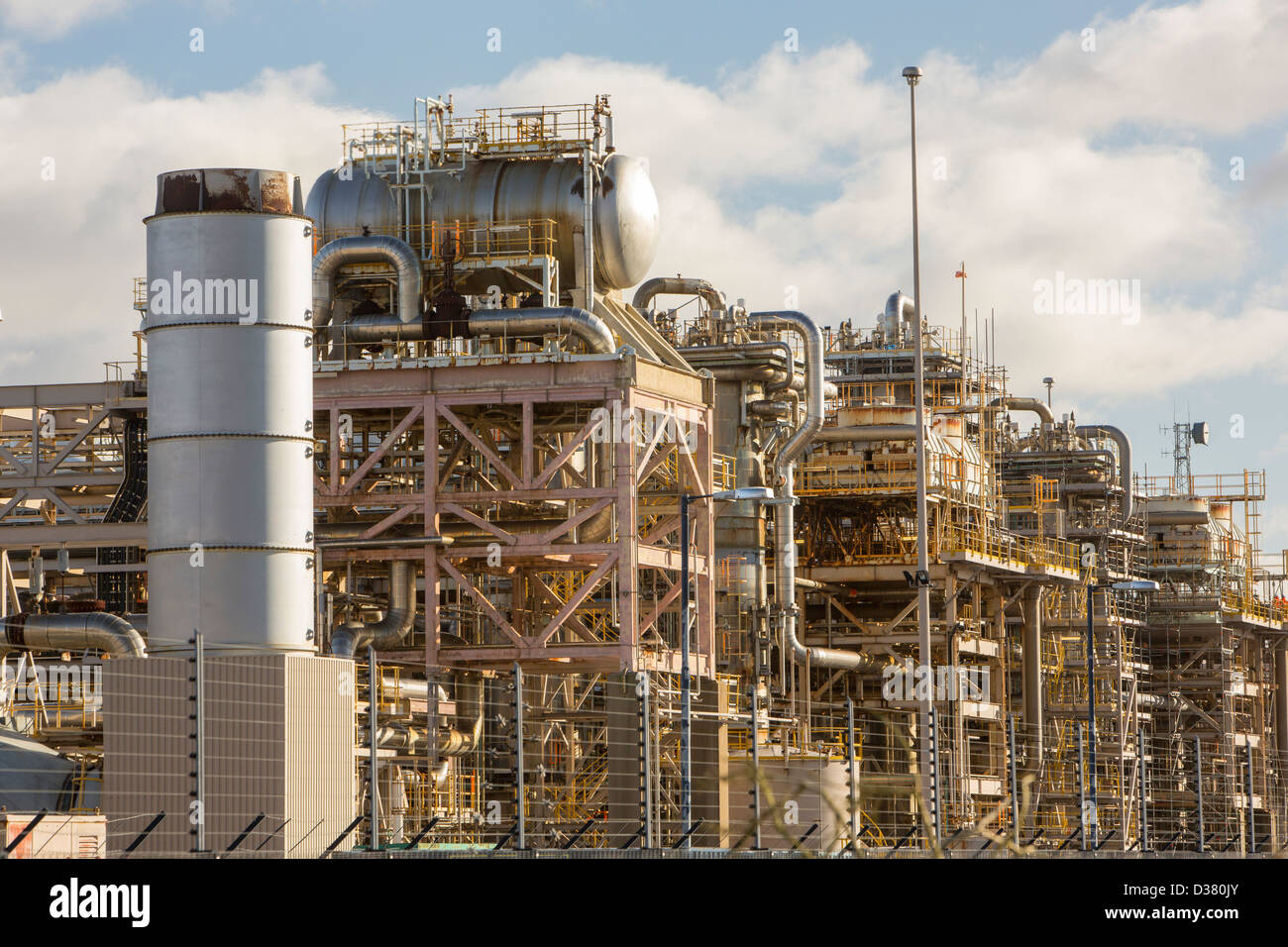 The Rampside gas terminal in Barrow in Furness, Cumbria, UK, which ...