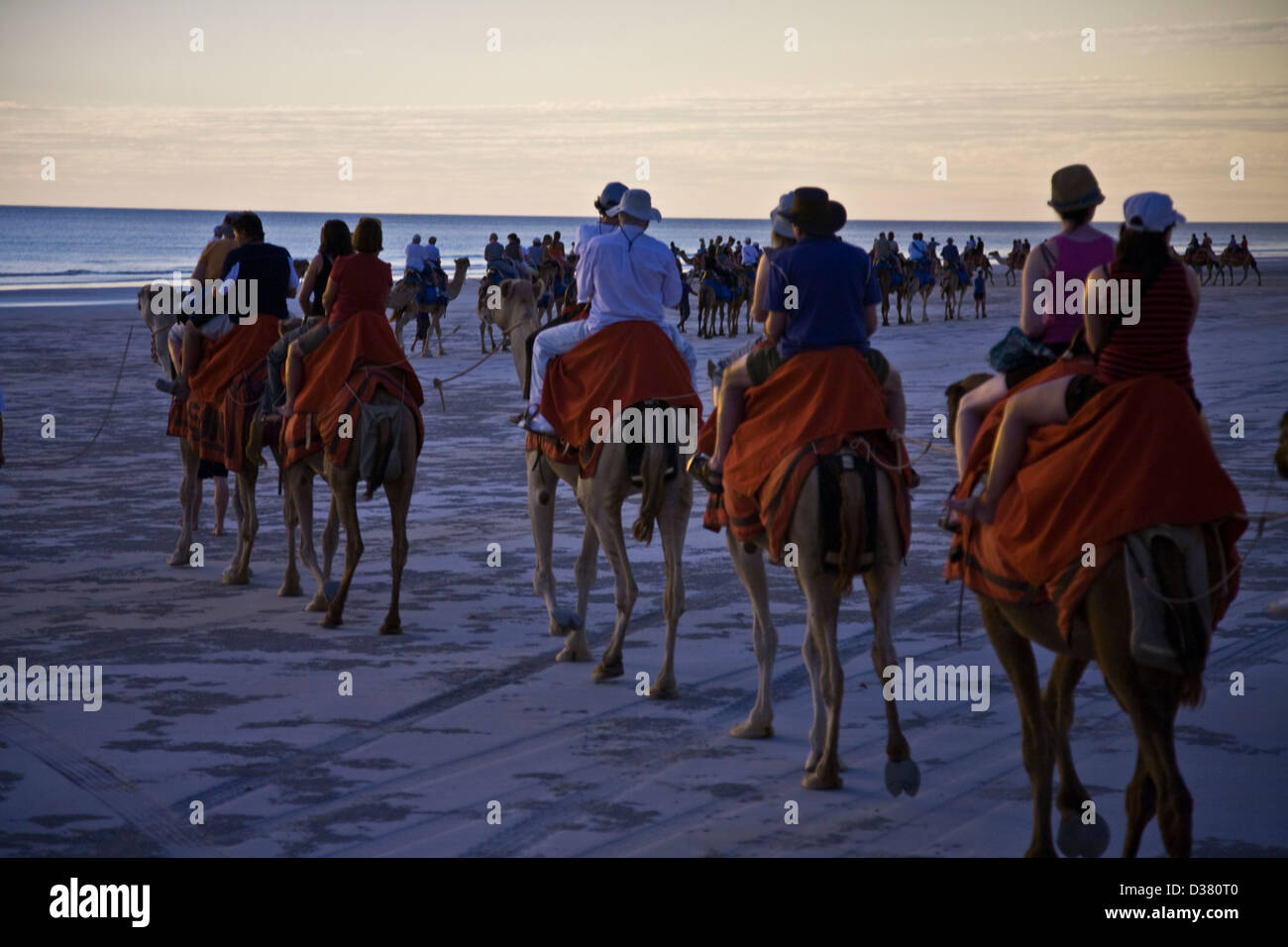 A camel ride on Cable Beach -- at either sunrise or sunset -- is a ...