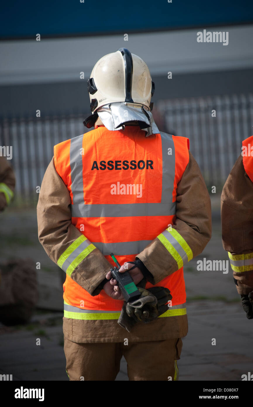 Fire & Rescue Service Assessor Stock Photo - Alamy