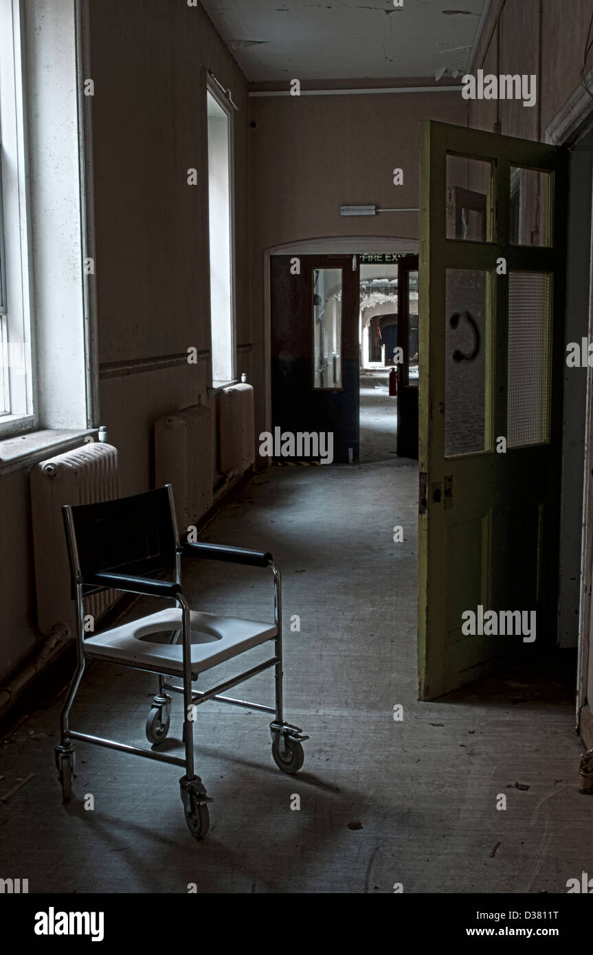 Closed and deserted Mental Asylum Stock Photo - Alamy