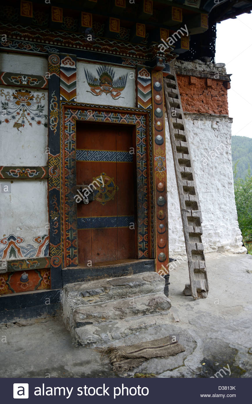 Traditional Bhutanese Style House Stock Photos & Traditional Bhutanese ...