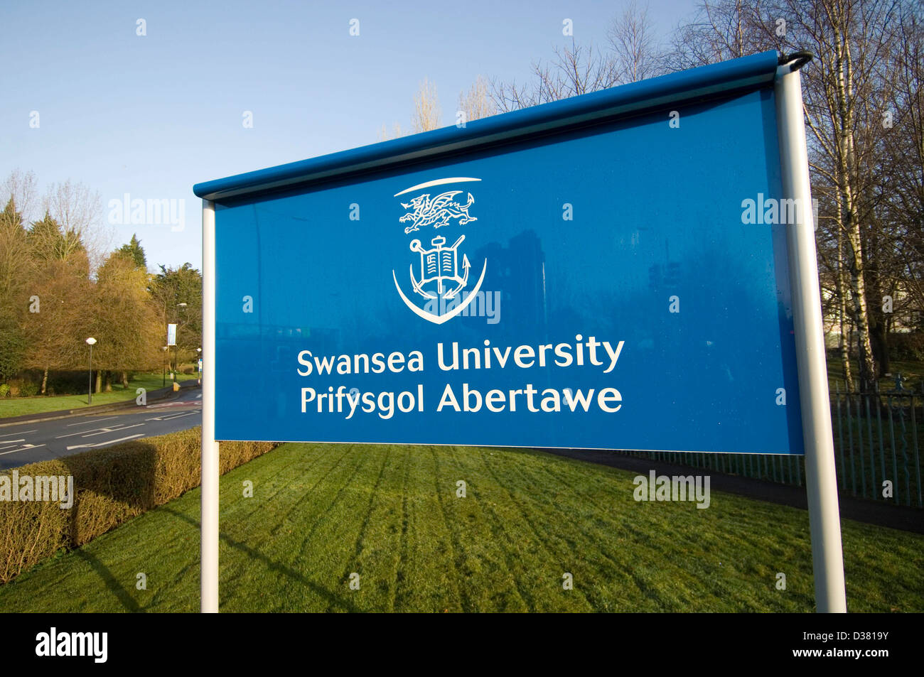 Swansea university logo hi-res stock photography and images - Alamy