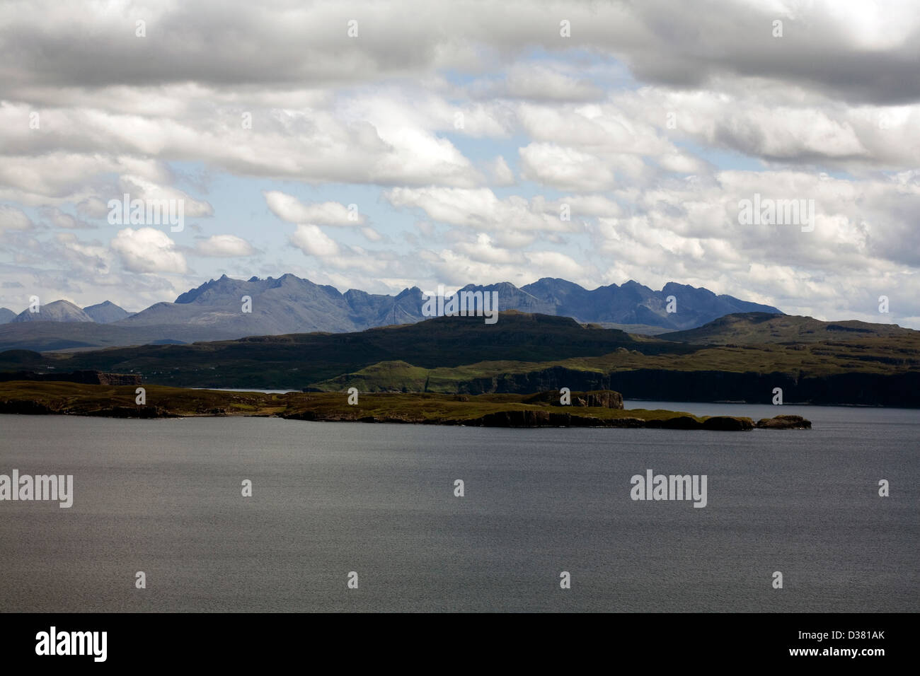 Minginish Cuillins Loch Bracadale Harlosh Island from Idrigill Point ...