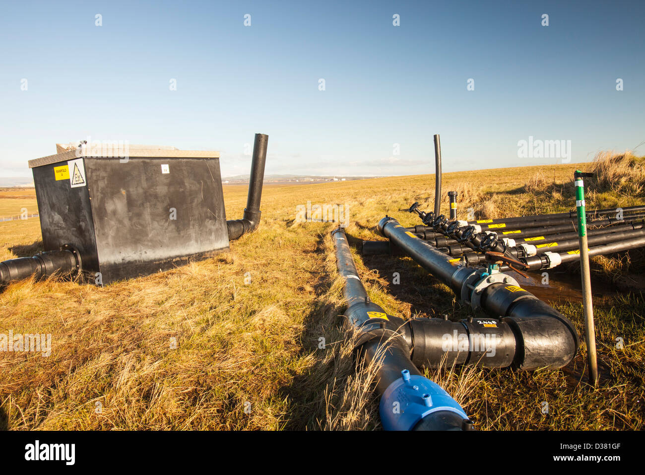 Methane biogas generator producing green hi-res stock photography and ...