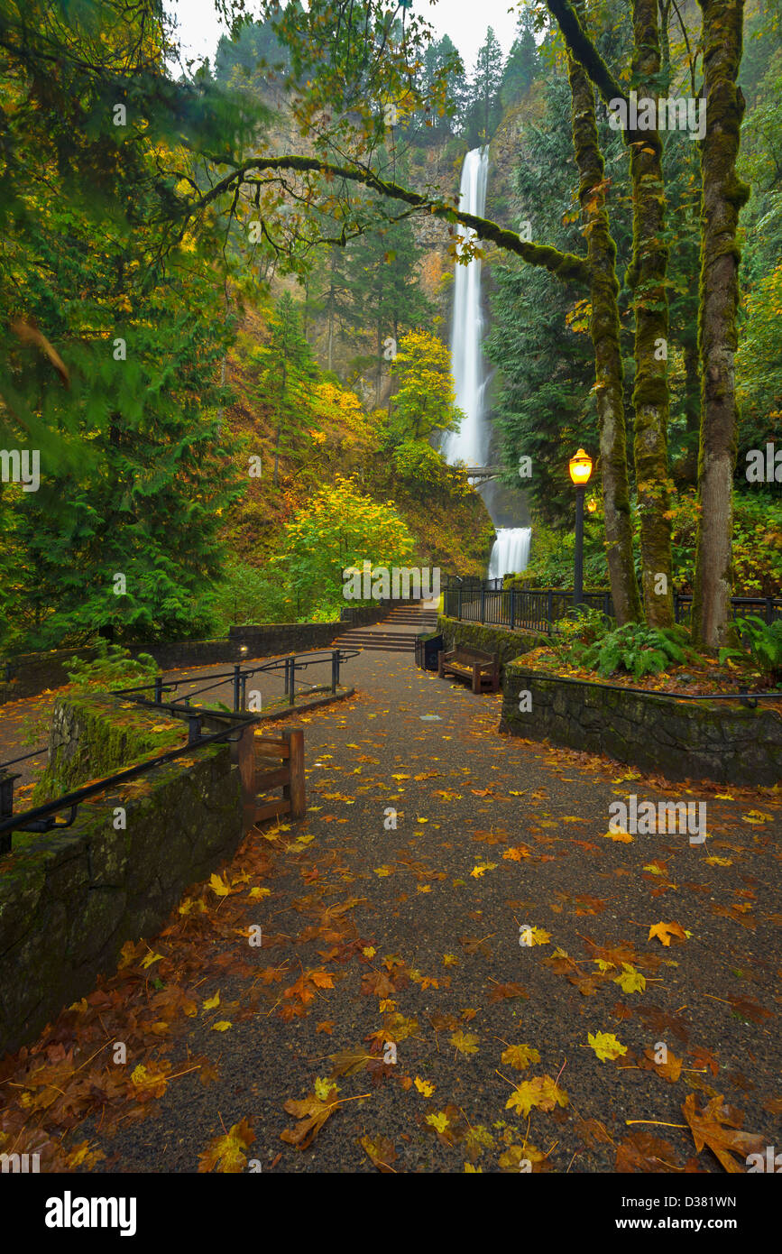Multnomah falls autumn hi-res stock photography and images - Alamy