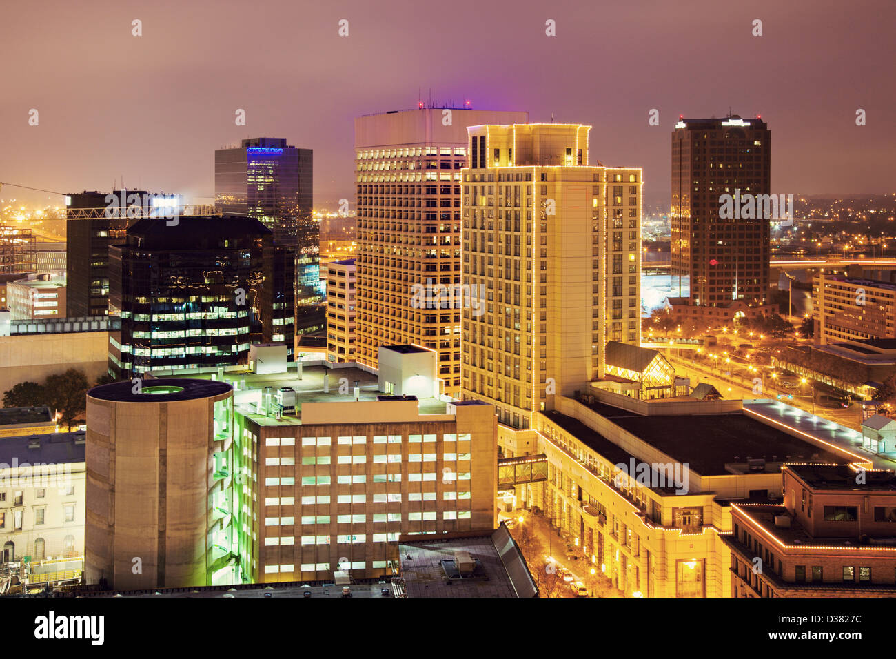 USA, Virginia, Norfolk, Cityscape at evening Stock Photo - Alamy