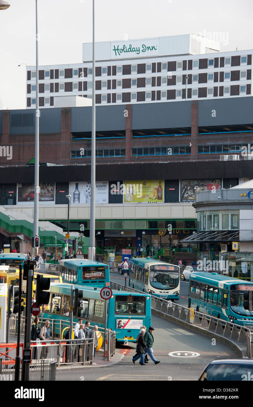 Liverpool UK Central Bus Station Public Transport Stock Photo - Alamy