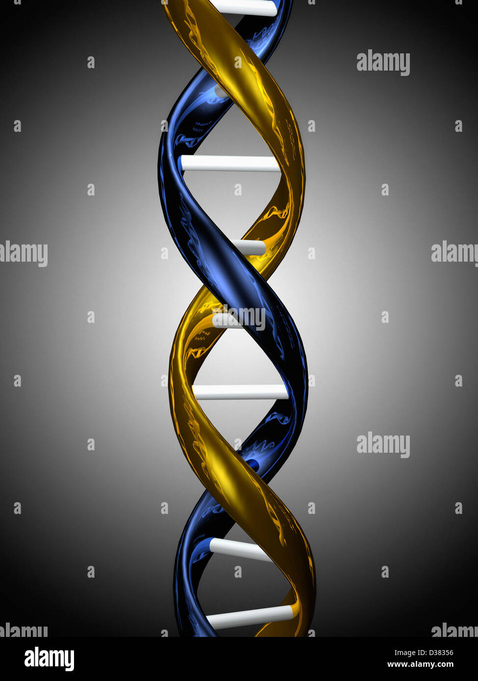 Digitally generated image of double helix Stock Photo - Alamy