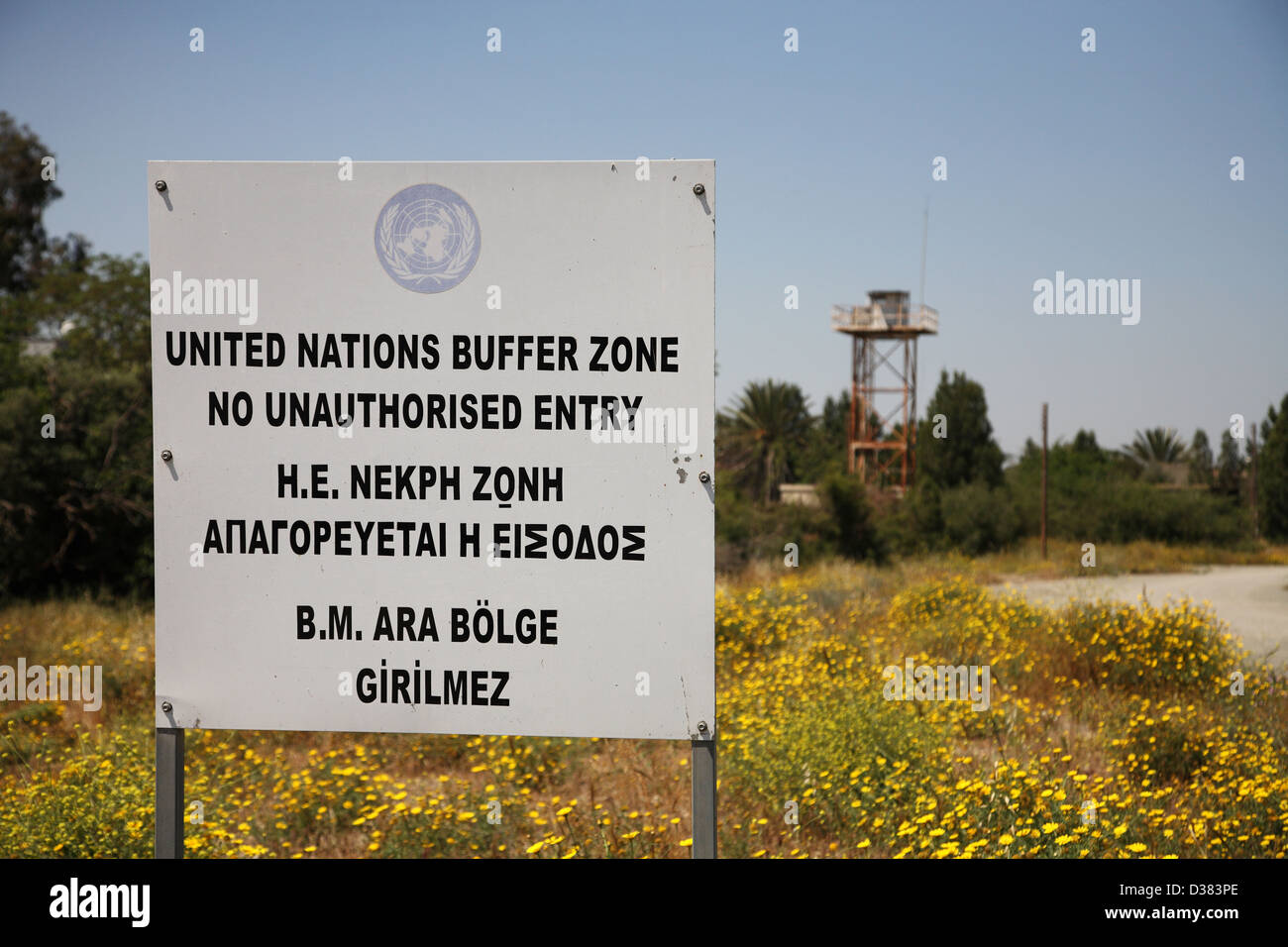 United Nations Greek Cyprus Nicosia High Resolution Stock Photography ...