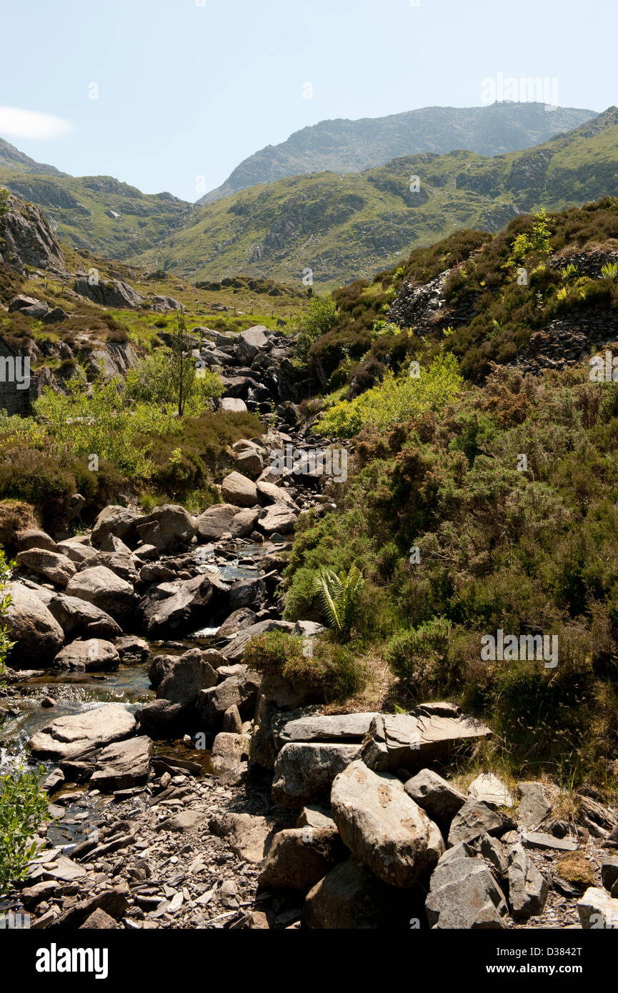 Dry stream Snowdonia National Park North Wales Stock Photo - Alamy