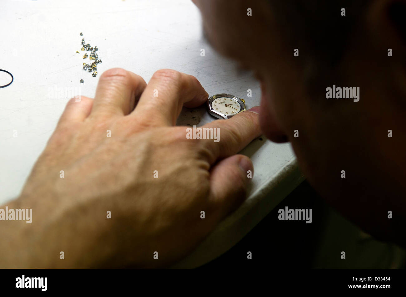 Master watchmaker hi-res stock photography and images - Alamy