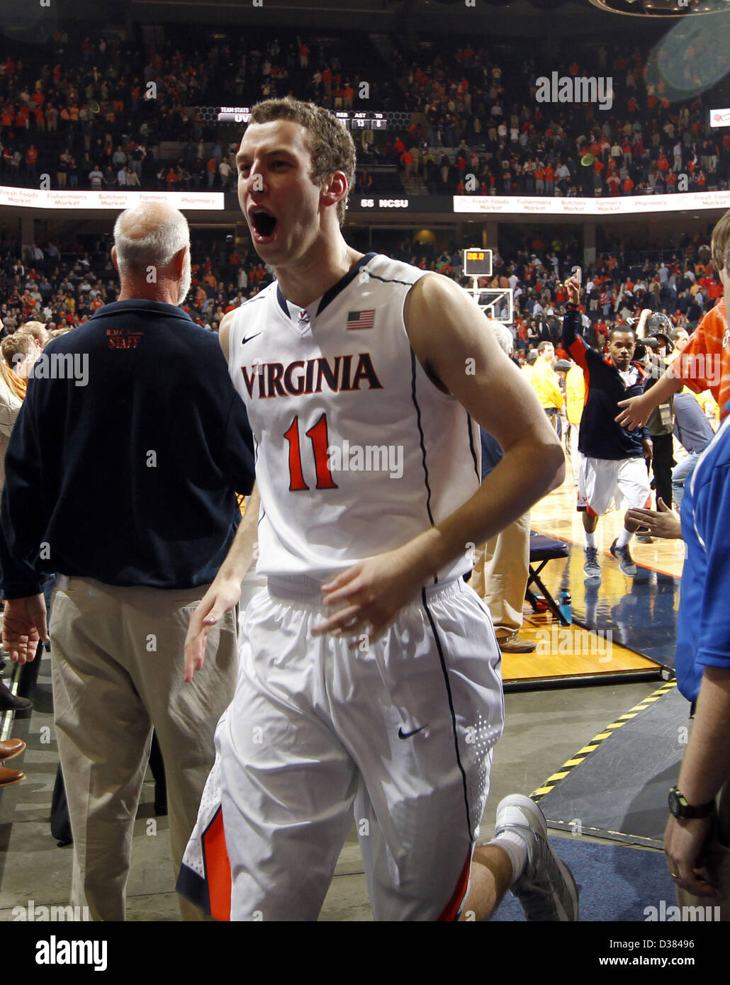 Jan. 29, 2013 - Charlottesville, Va, USA - Virginia forward Evan Nolte ...