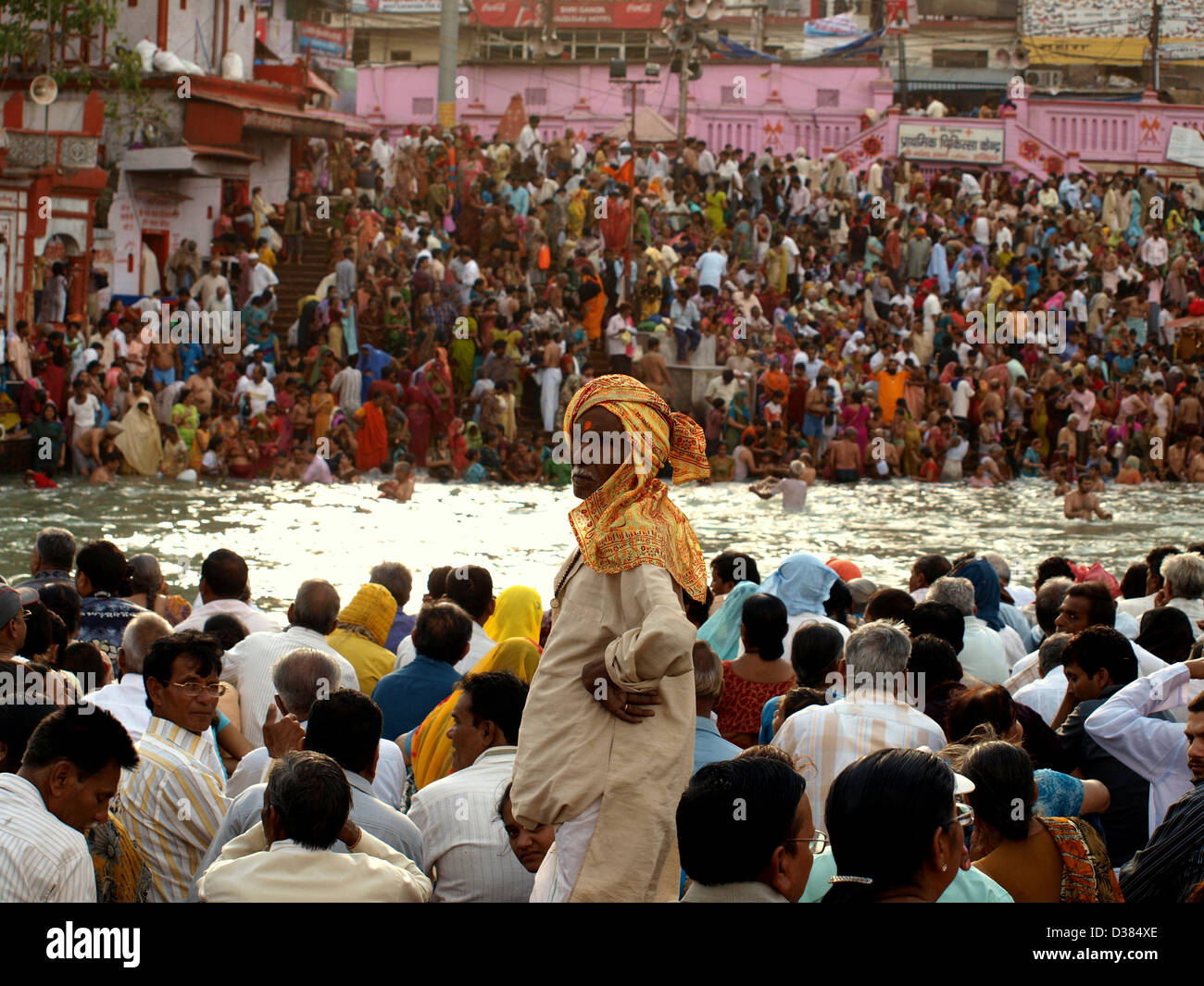 Haridwar Pilgrims gather at the third Shahi Snan Kumbh Mela in Har ki ...