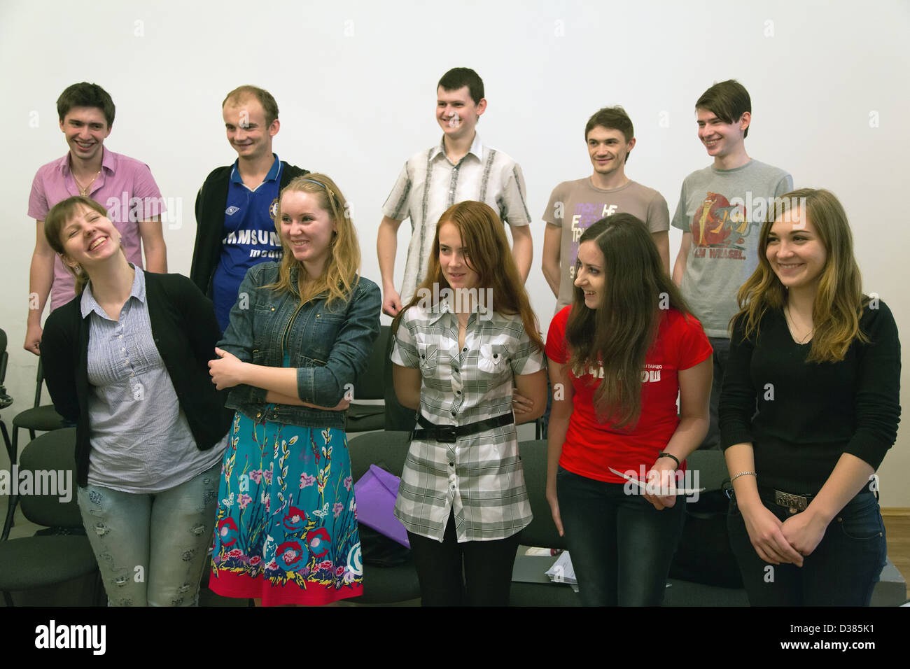 Lviv, Ukraine, choir practice the Ivan Franko National University of ...