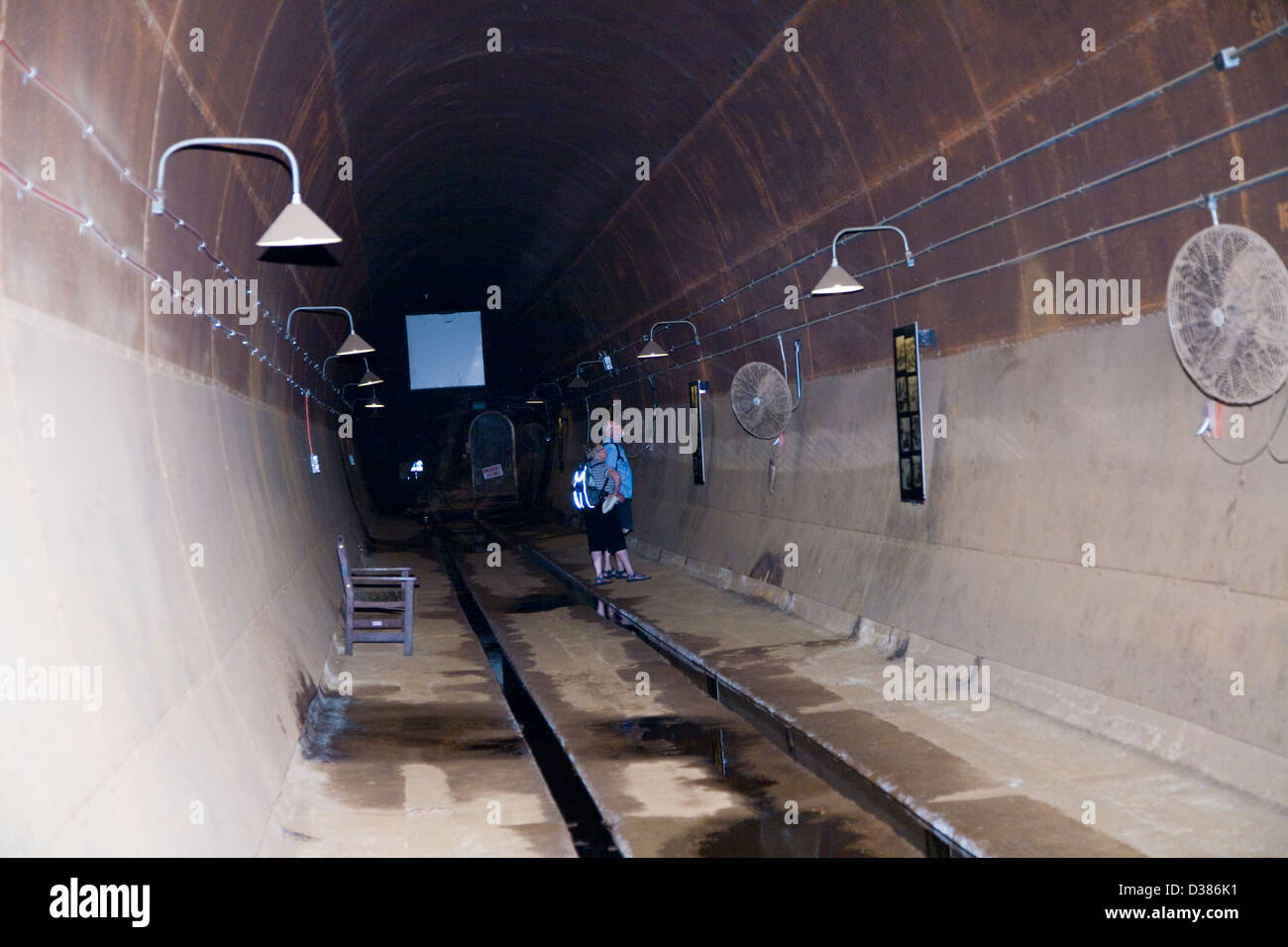 Oil Storage Tunnel, Darwin, Northern Territory, Australia Stock Photo ...