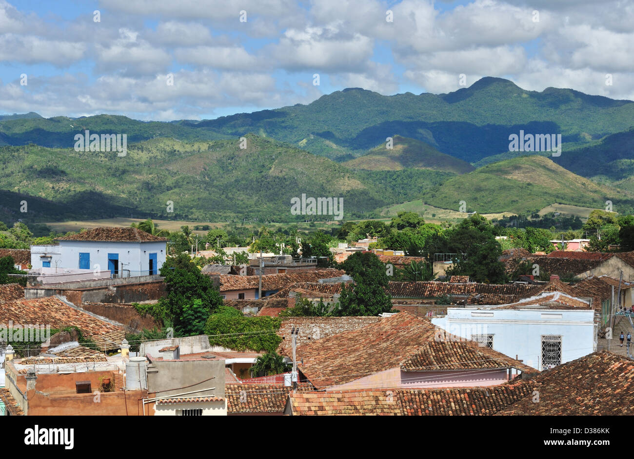 Aerial view of Trinidad, Cuba Stock Photo - Alamy