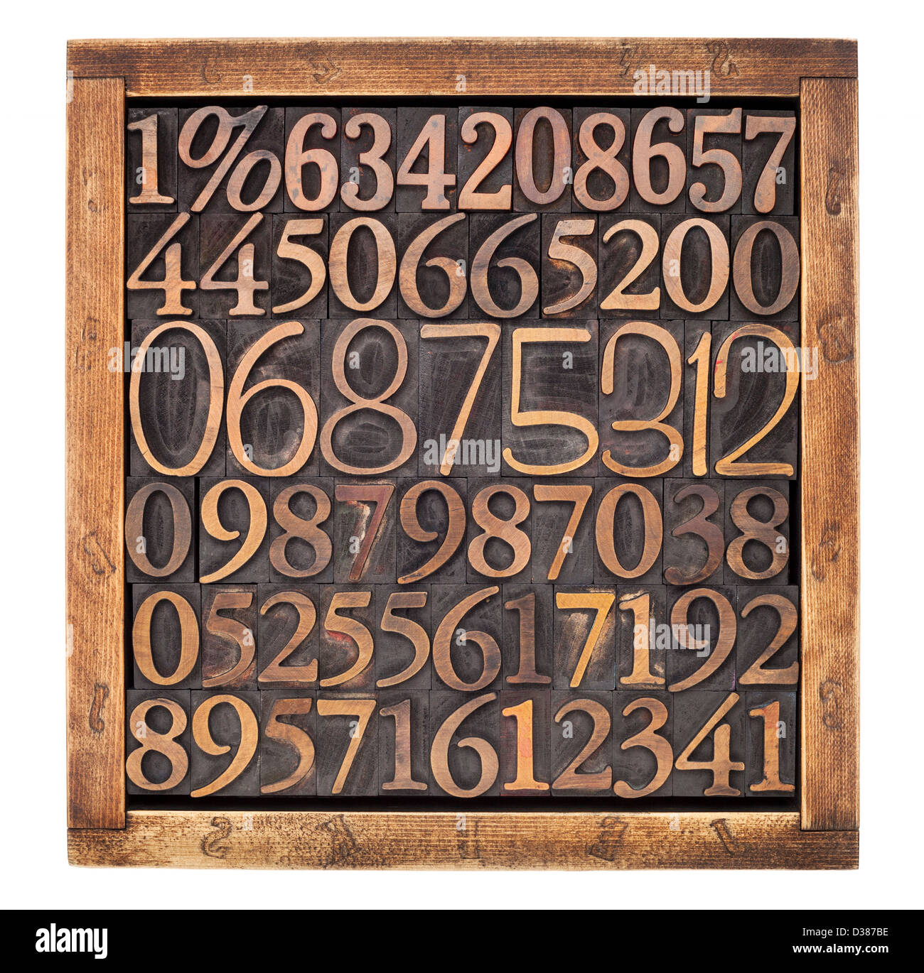 Numbers nine six Cut Out Stock Images & Pictures - Alamy