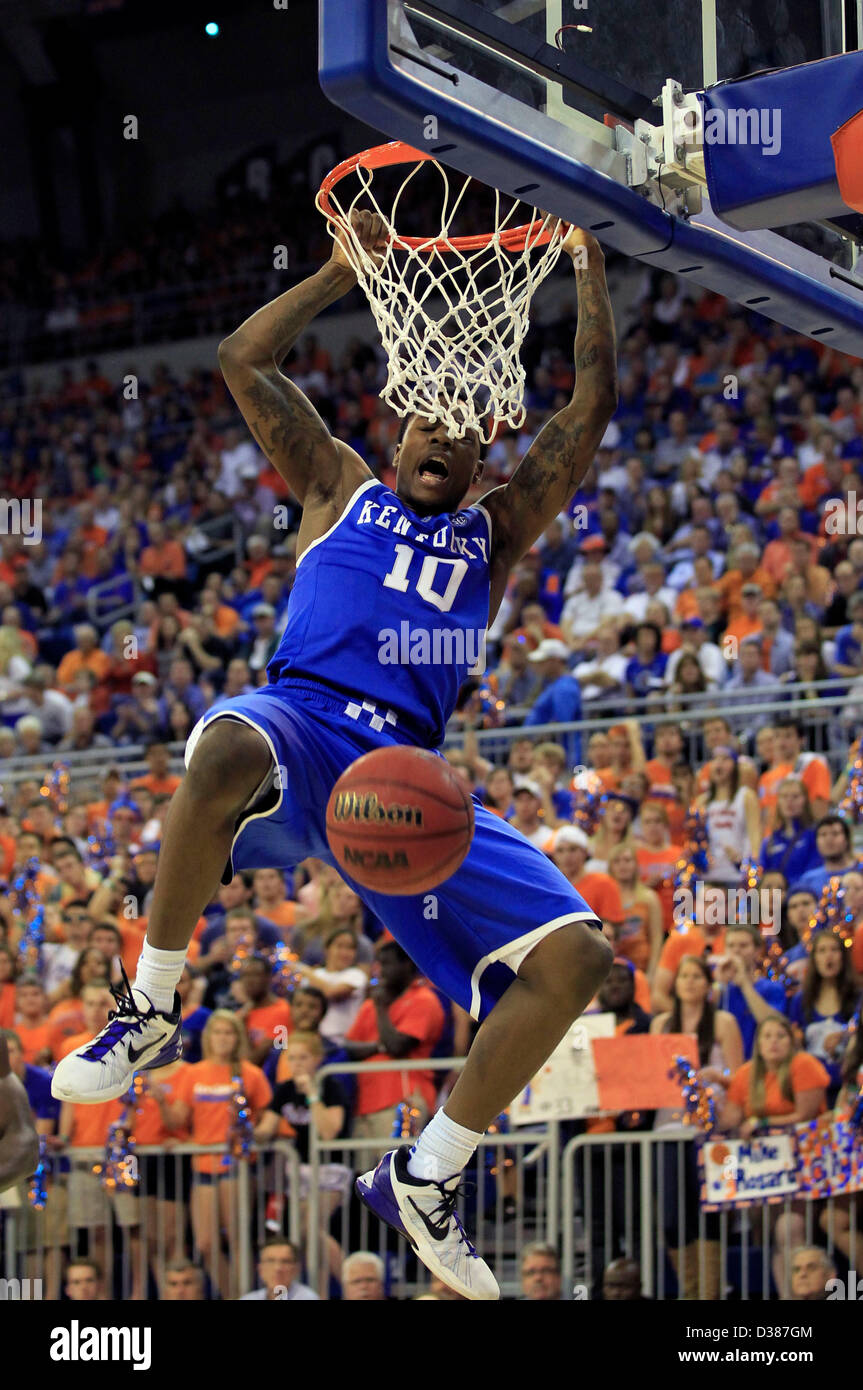Feb. 12, 2013 - Gainesville, Florida, U.S. - Kentucky Wildcats guard ...
