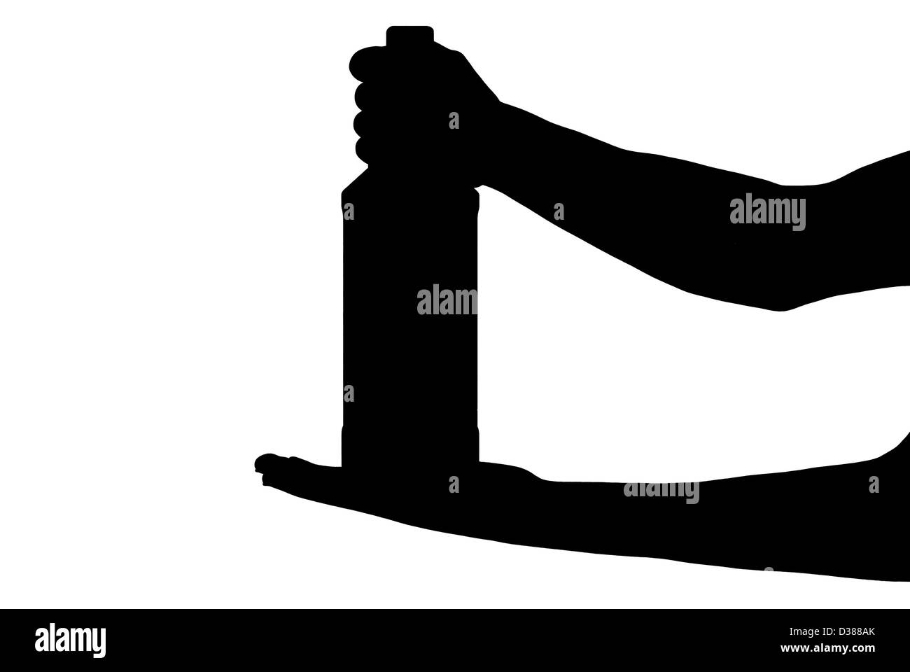 Hands holding drink Cut Out Stock Images & Pictures - Alamy