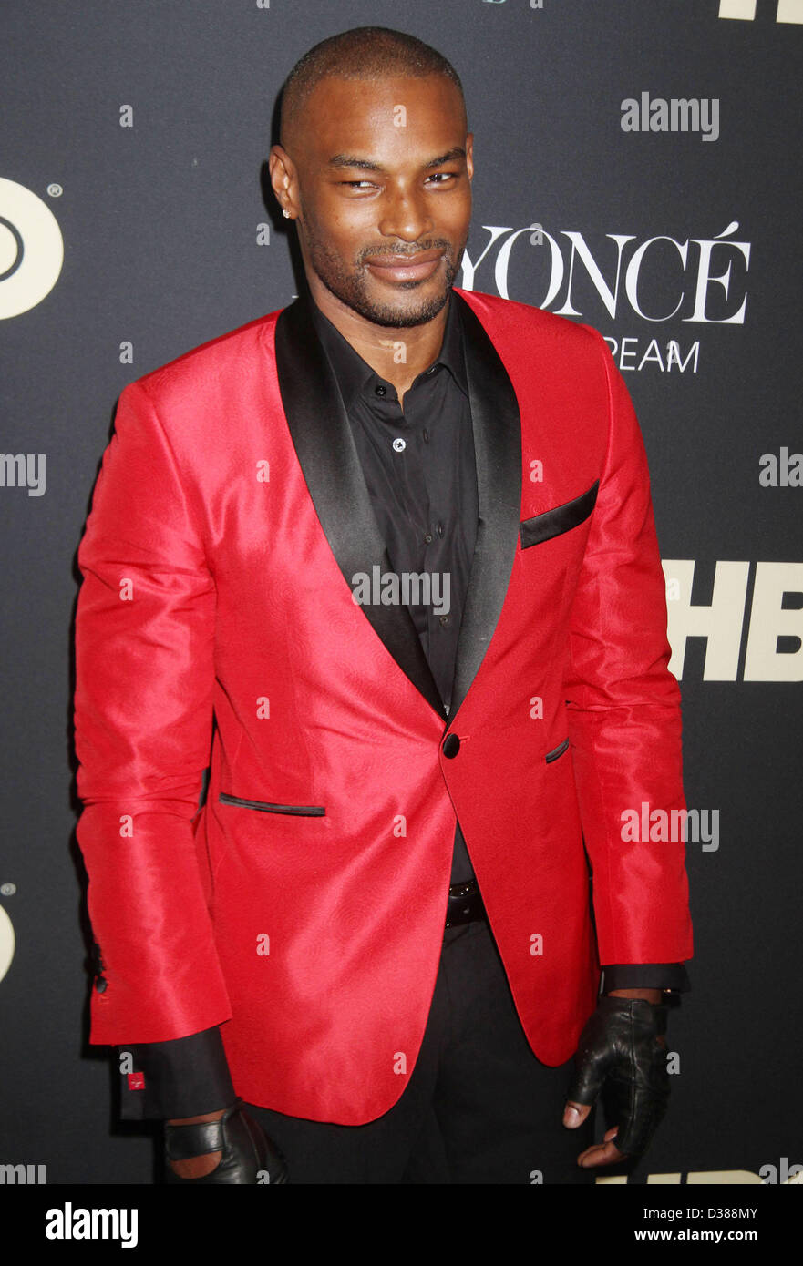 New York, USA. 12th February 2013. Model TYSON BECKFORD attends the New ...