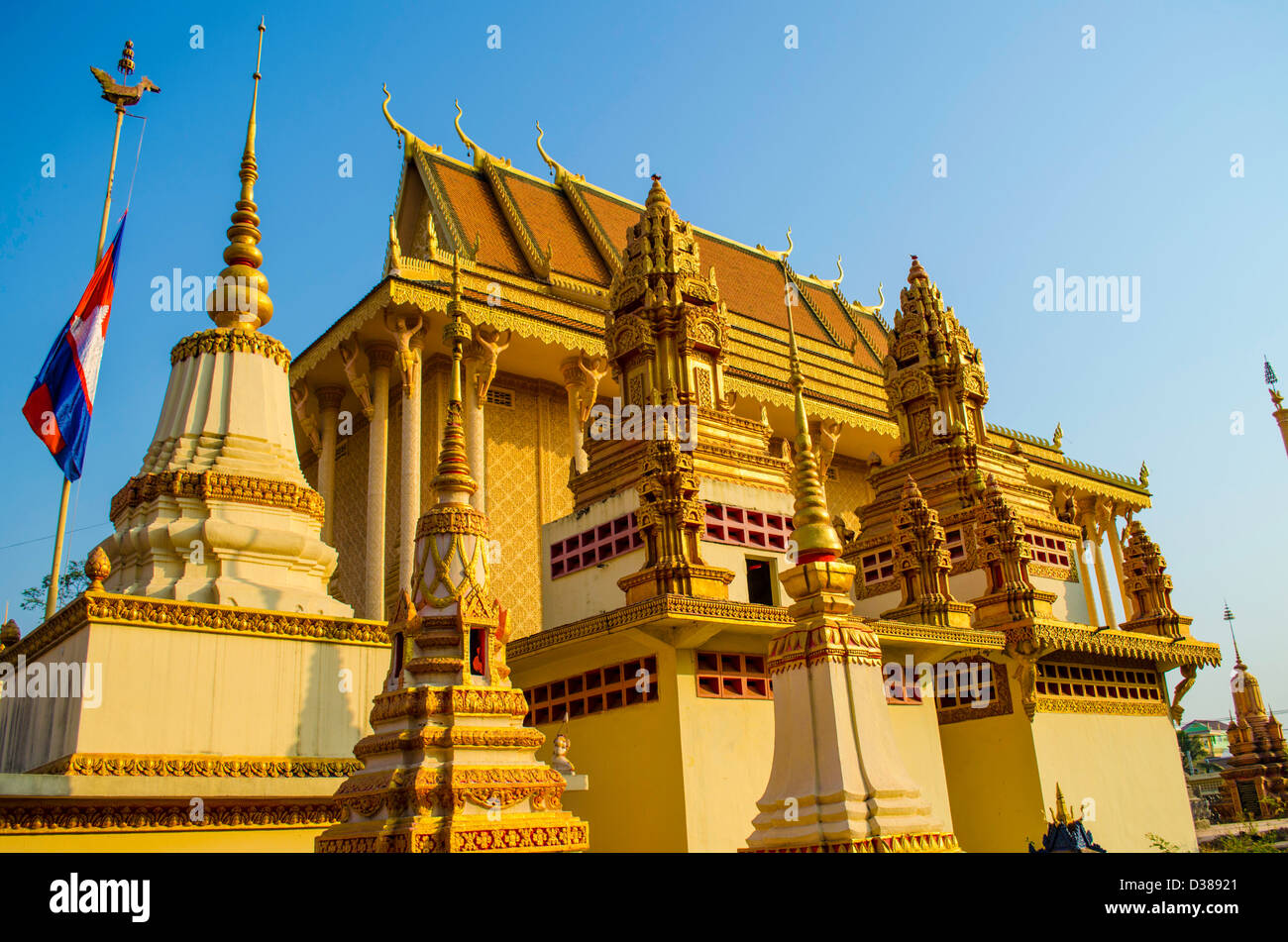 pagoda in Kratie Cambodia Stock Photo - Alamy