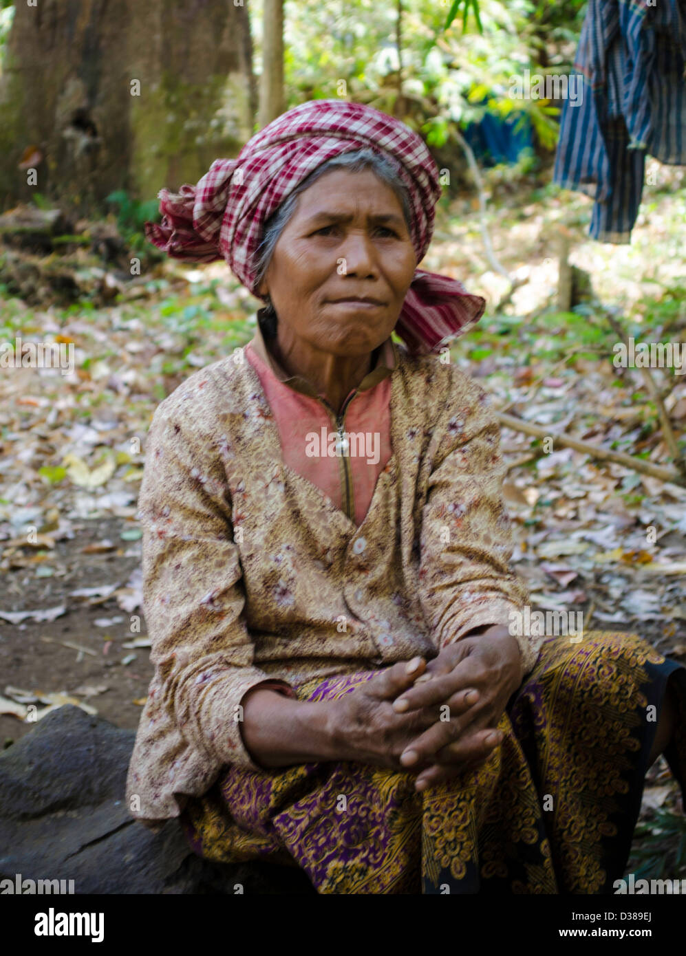 Tribal woman in Mondulkiri Cambodia Stock Photo - Alamy