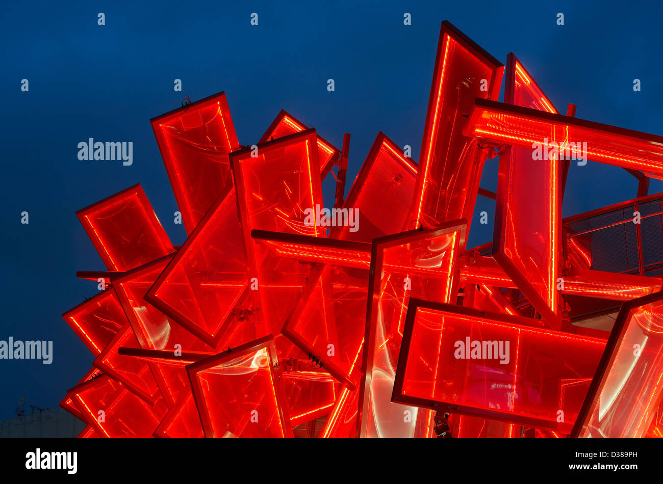 Coca-Cola Beatbox, London 2012, London, United Kingdom. Architect: Asif ...