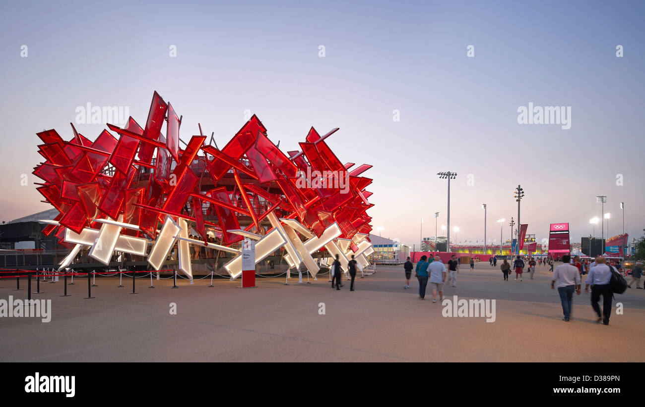 Coca-Cola Beatbox, London 2012, London, United Kingdom. Architect: Asif ...