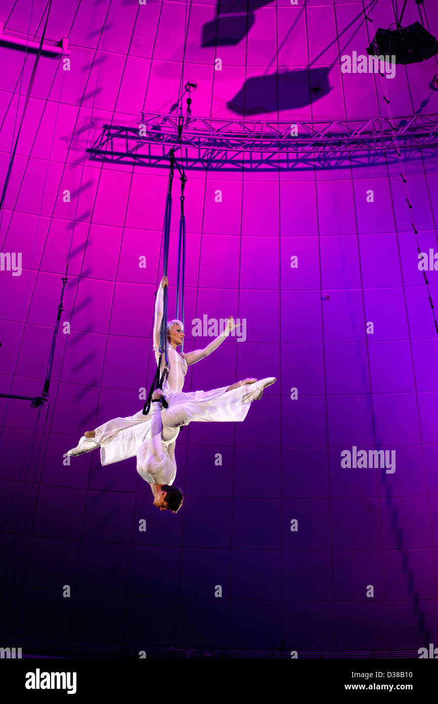 graceful aerial trick Stock Photo - Alamy