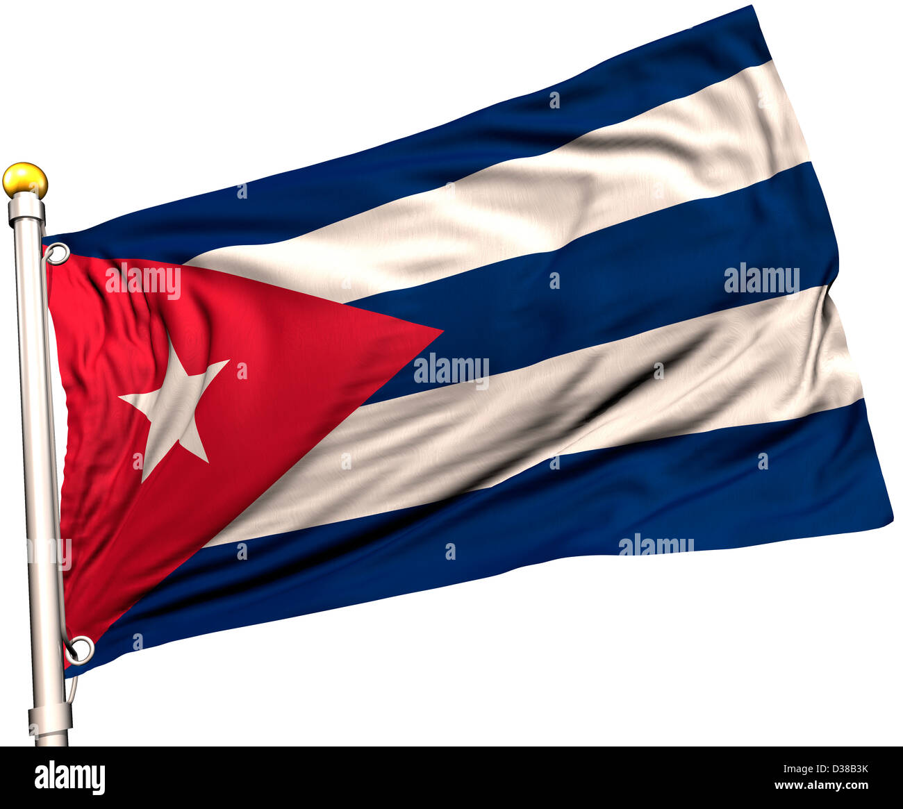 Wavy cuban flag hi-res stock photography and images - Alamy