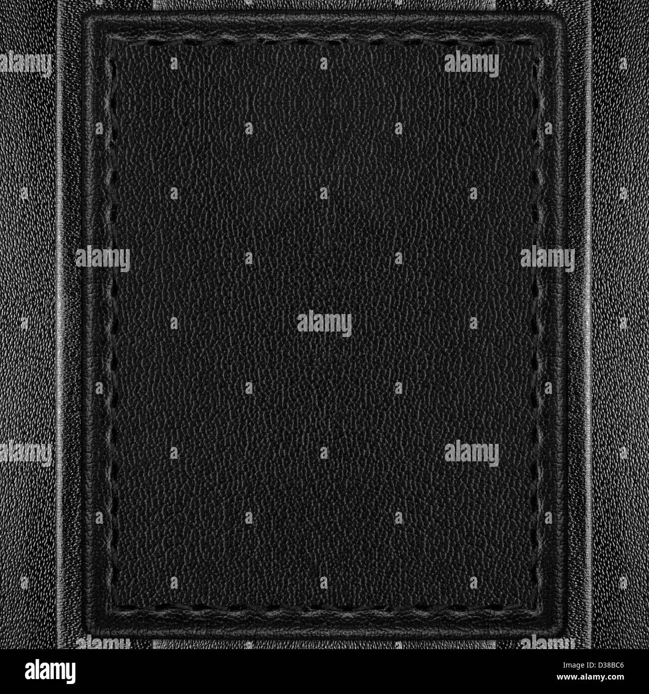 black leather background or grey leathery sheet on silver texture Stock ...