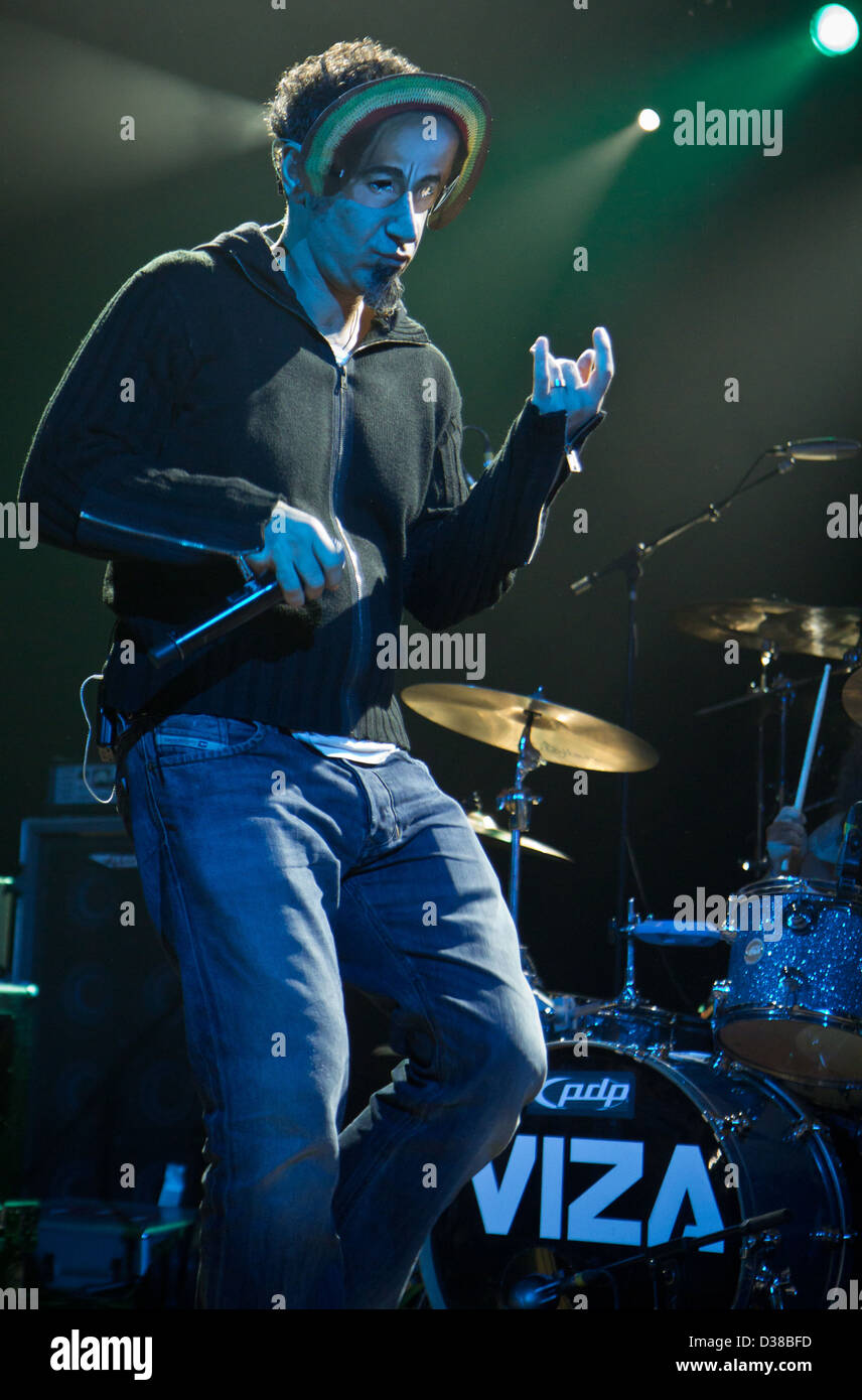 October 15, 2012 - The American folk metal band Viza, live at the ...