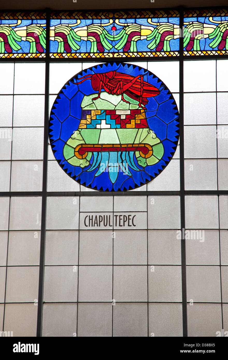 Chapultepec Castle in Mexico City DF - Stained Glass Window of ...