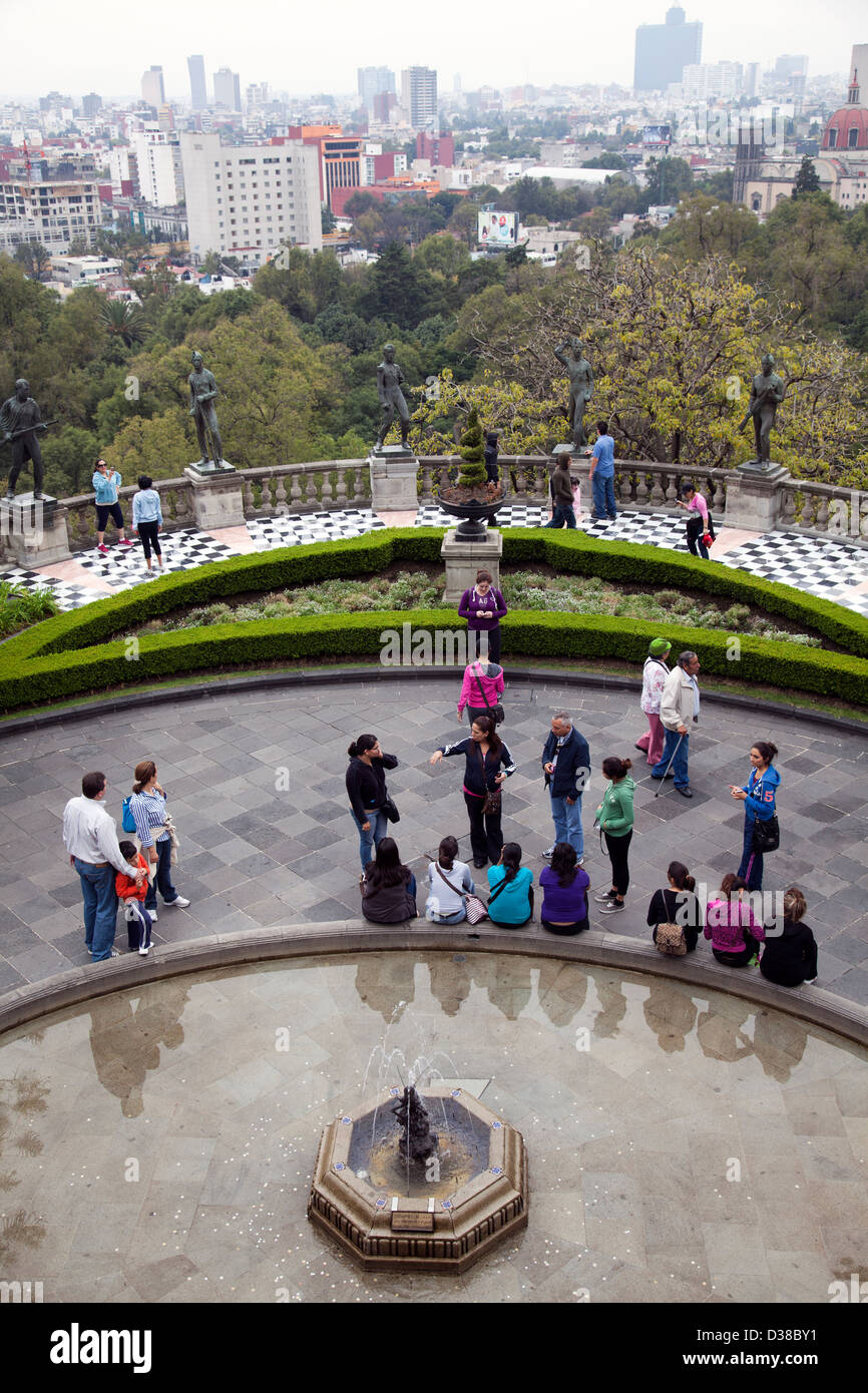 Chapultepec Castle in Mexico City DF - Outside Terrace with Views over ...