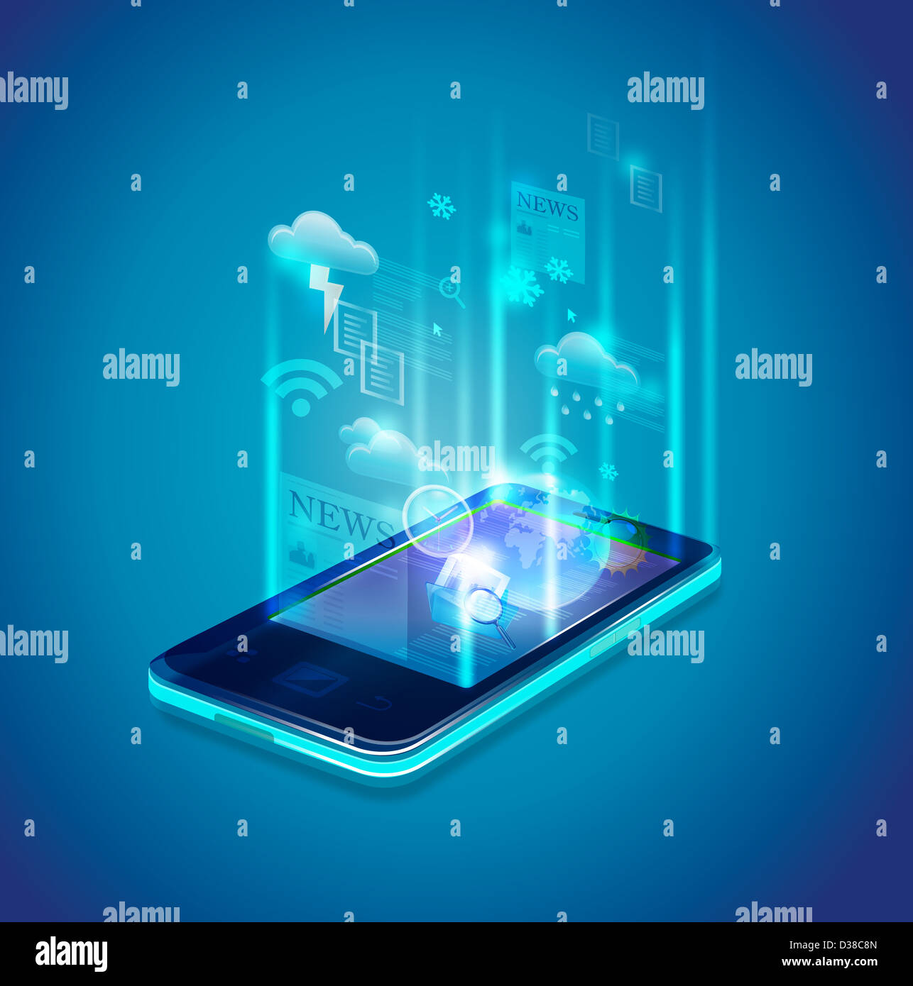 Weather forecast background hi-res stock photography and images - Alamy