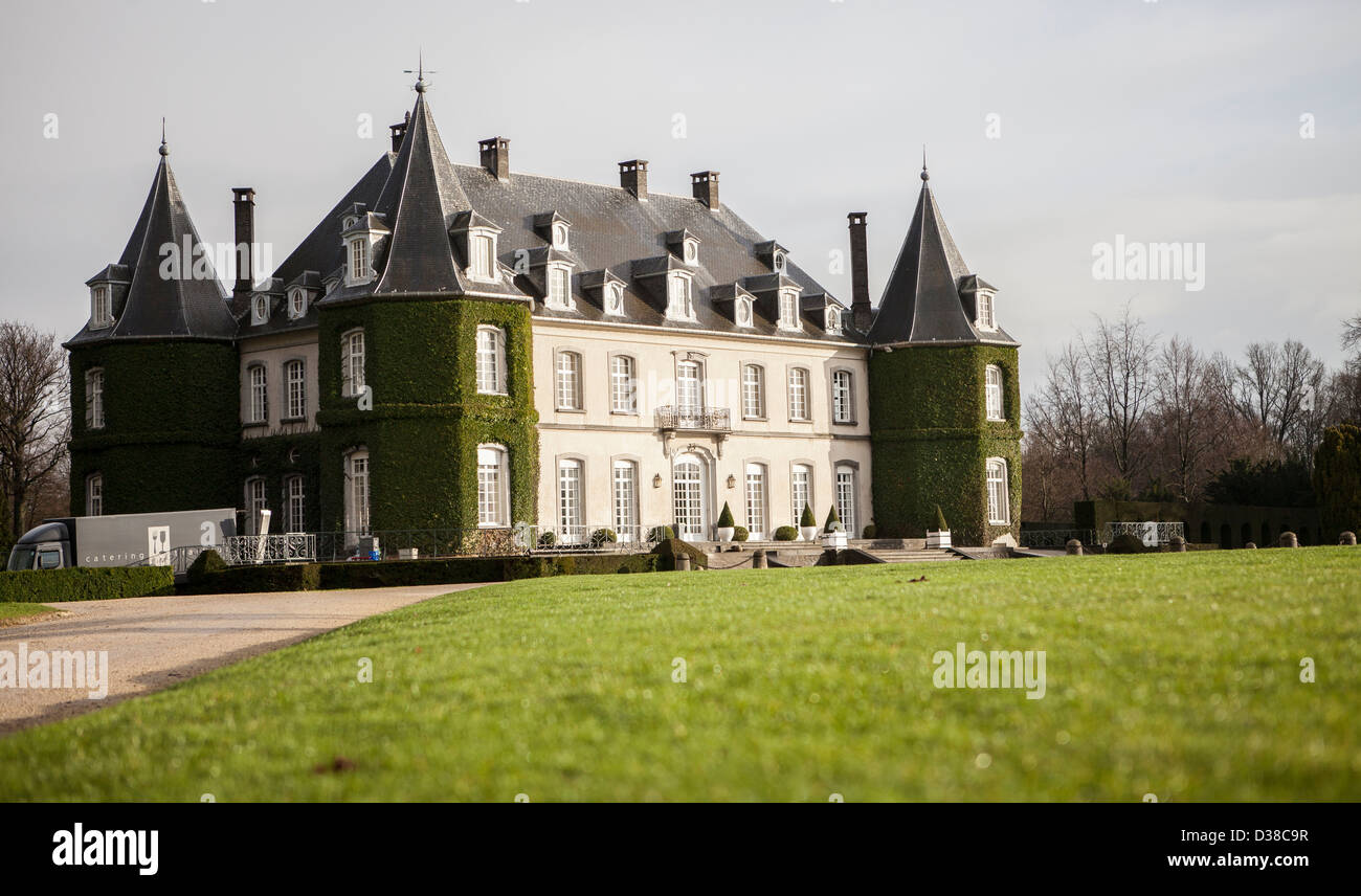 Chateau de la Hulpe in Belgium Stock Photo - Alamy