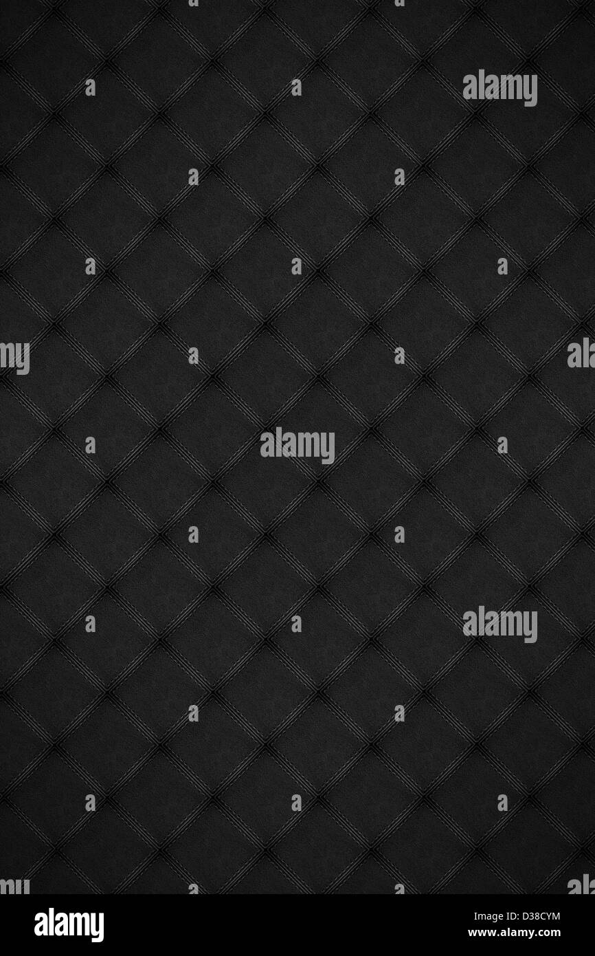 square leather pattern background or black material texture Stock Photo ...