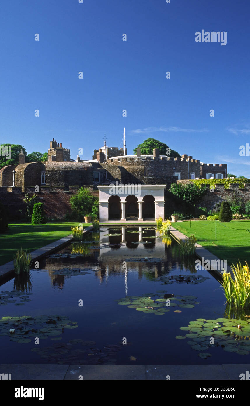 Walmer Castle and Gardens, Walmer, near Deal, Kent, England Stock Photo ...